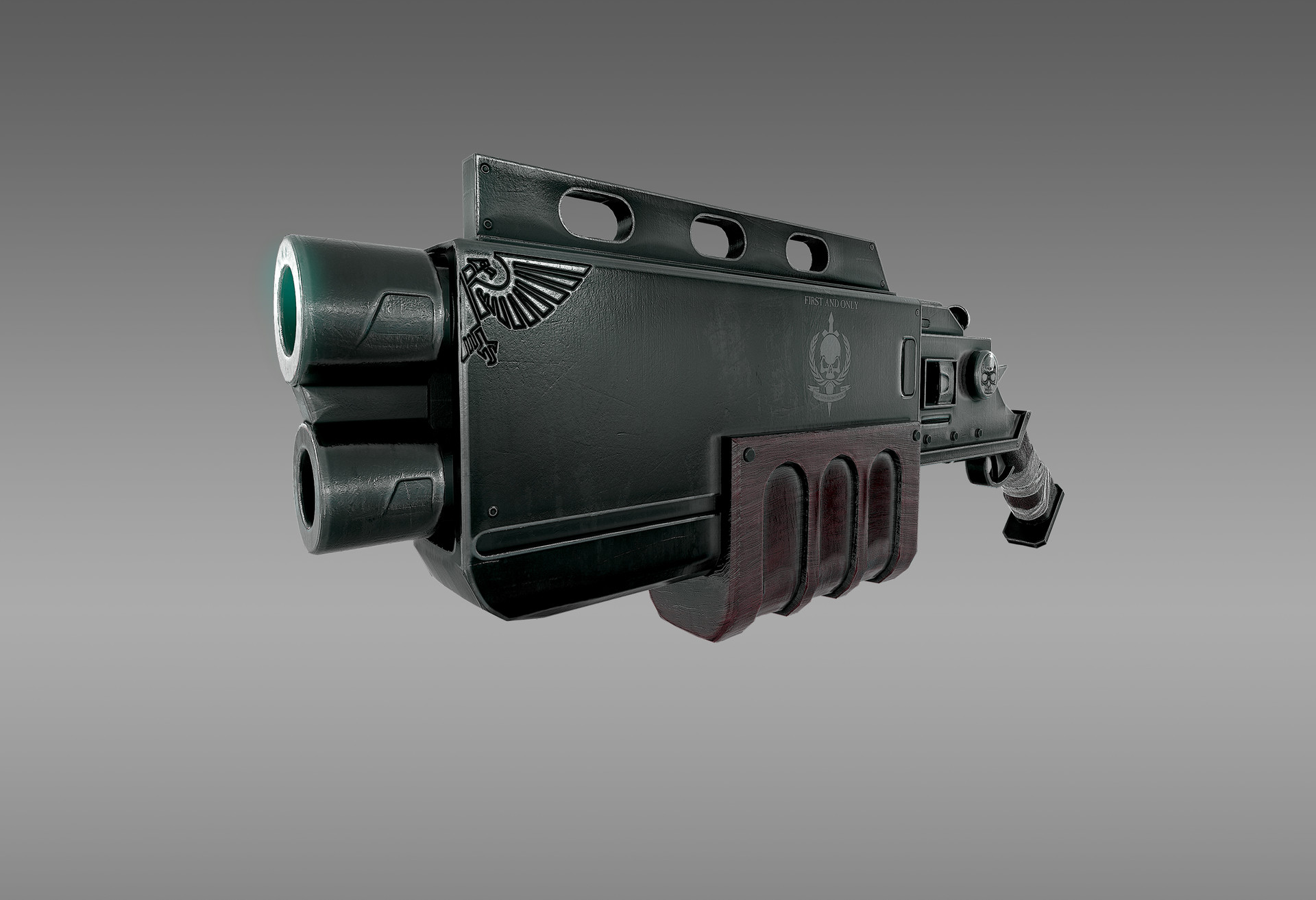 ArtStation - Warhammer 40k Shotgun "For Tainth, For the Emperor"