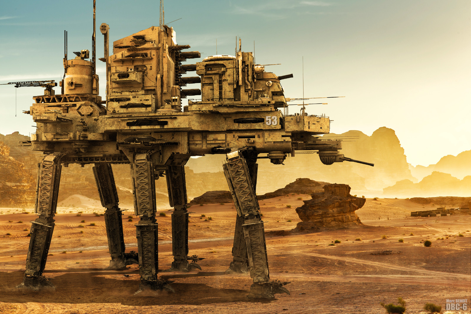 ArtStation - DBC Desert Crawler