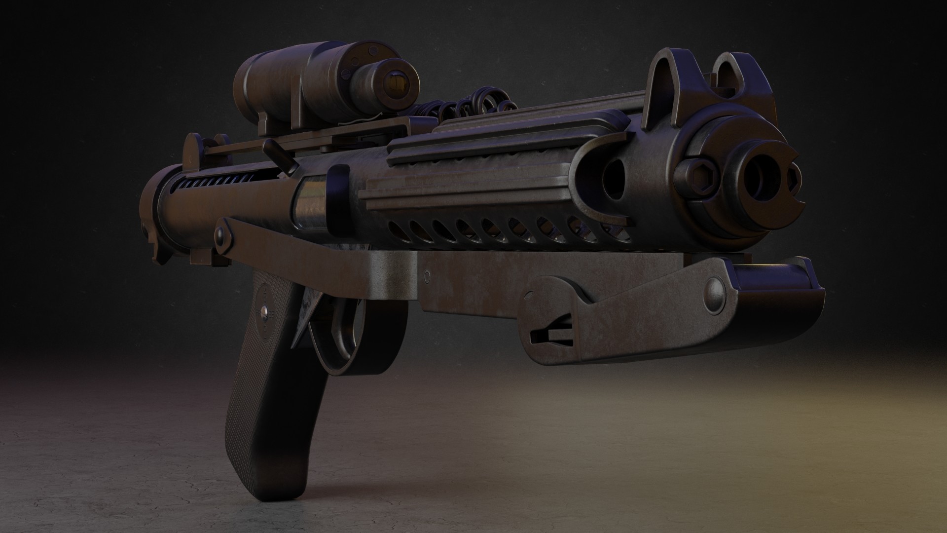 ArtStation - E-11 Blaster Rifle