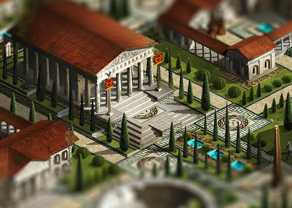 ArtStation - Isometric Rome