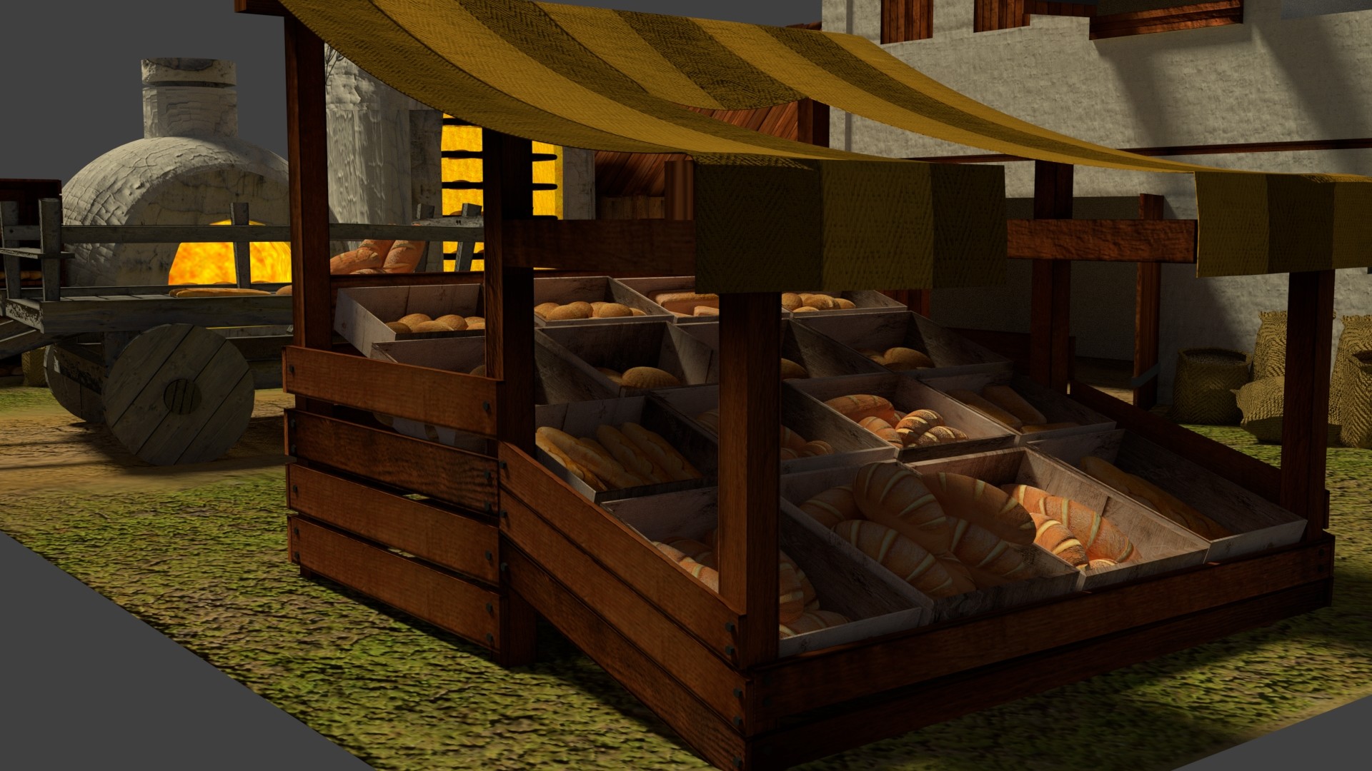 ArtStation - Bakery 3D model