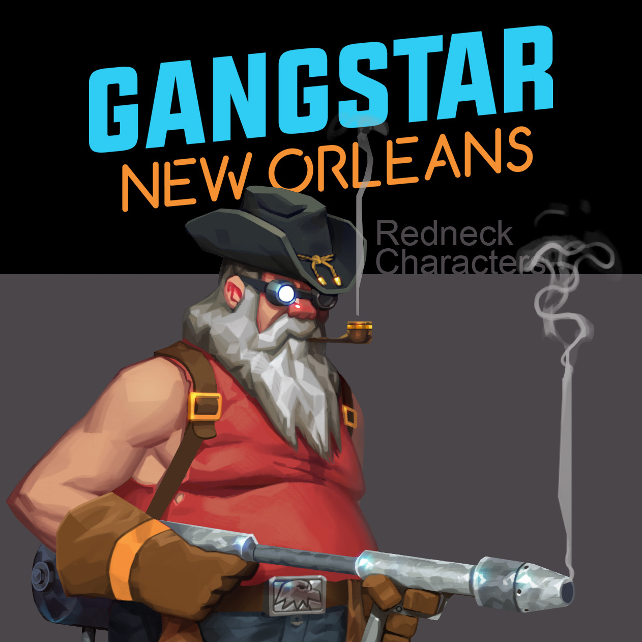 ArtStation - Gangstar Redneck posse character selection