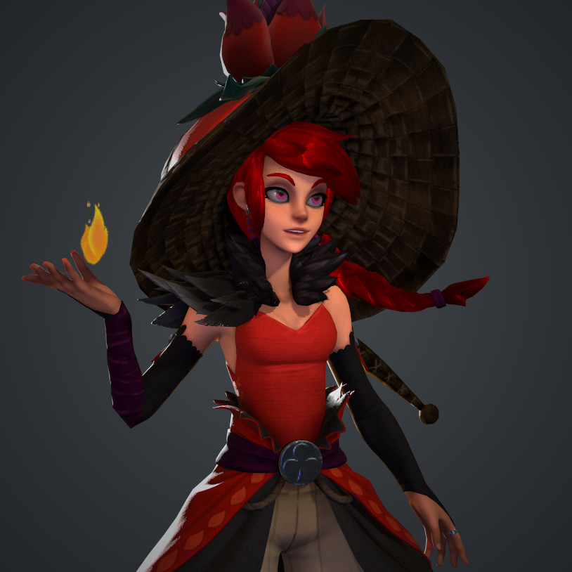 ArtStation - Red Witch