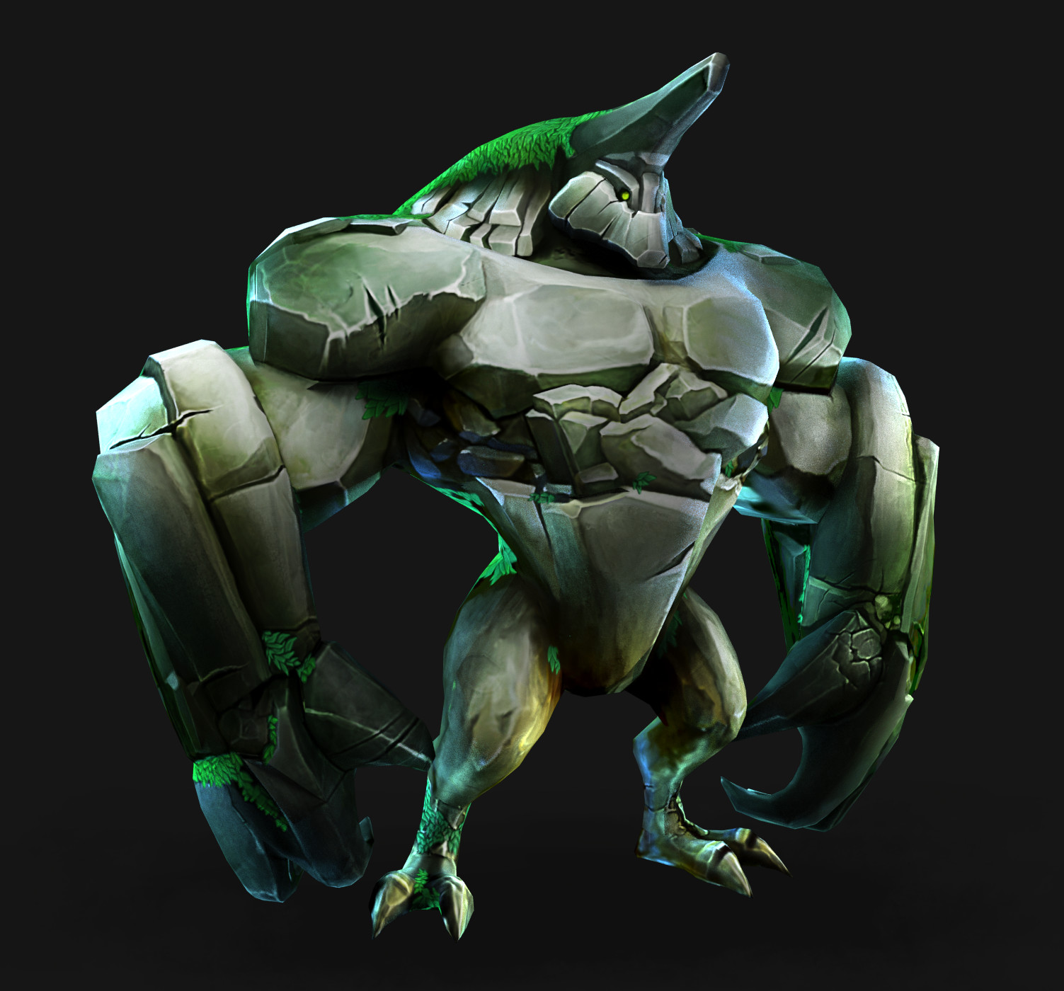 ArtStation - Handpainted Golem