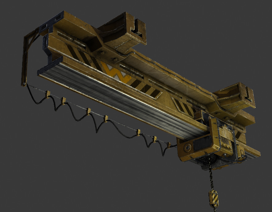 ArtStation - Aliens Colonial Marines - Underrun Crane - 2011