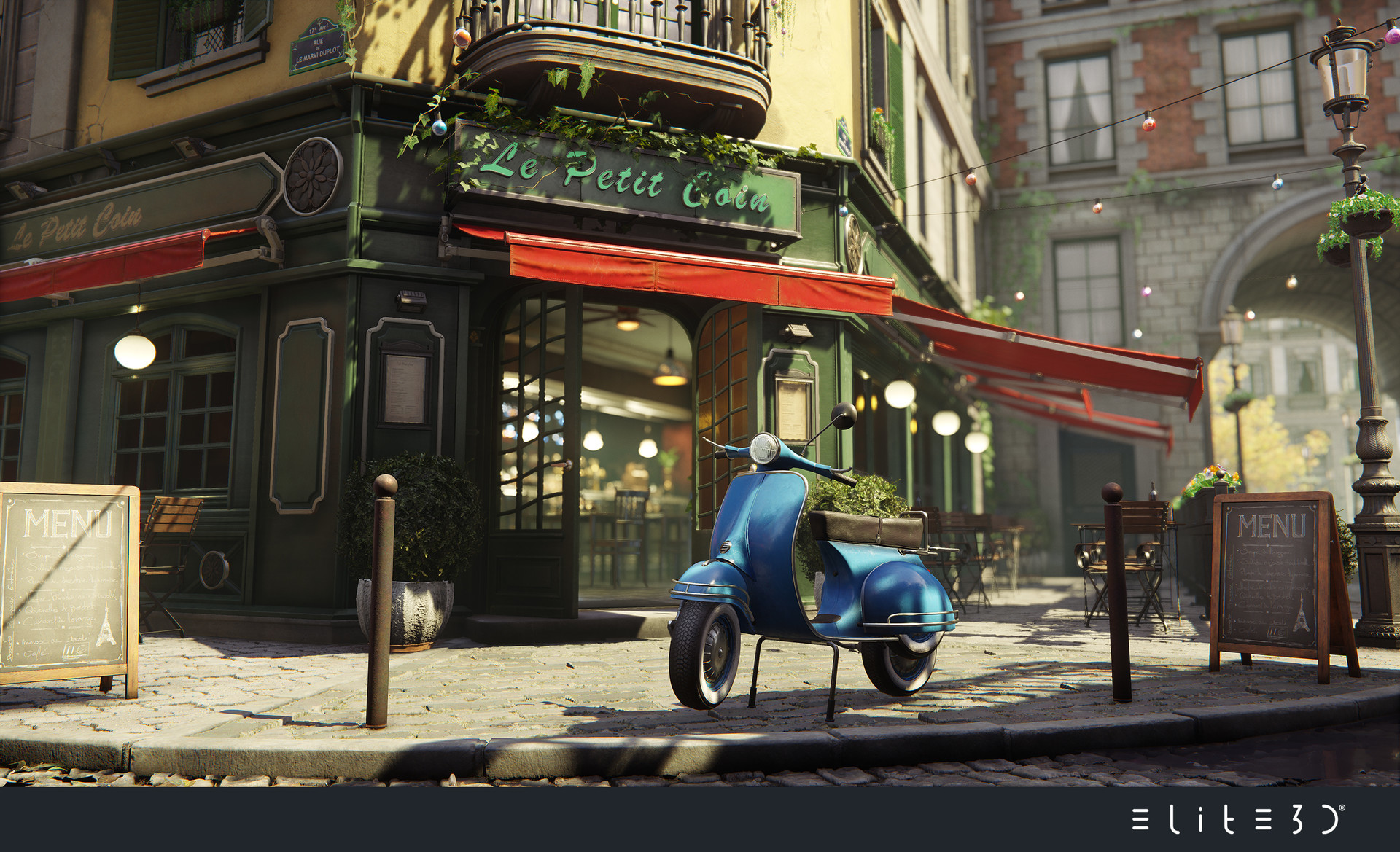 Antonio Pons Herrero - Bistro realtime scene