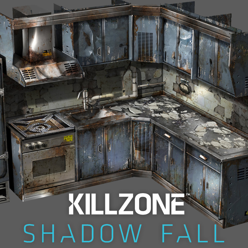 ArtStation - Killzone: Shadow Fall Kitchen prop