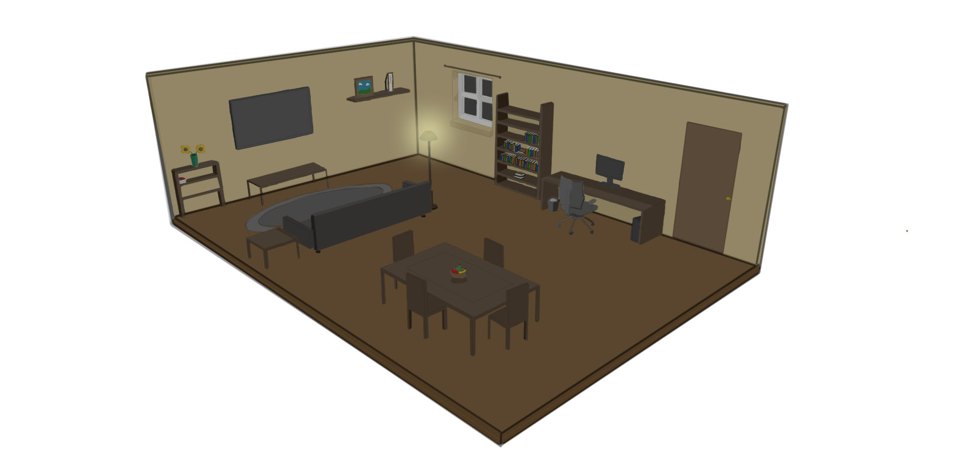 ArtStation - Dream protector dining room