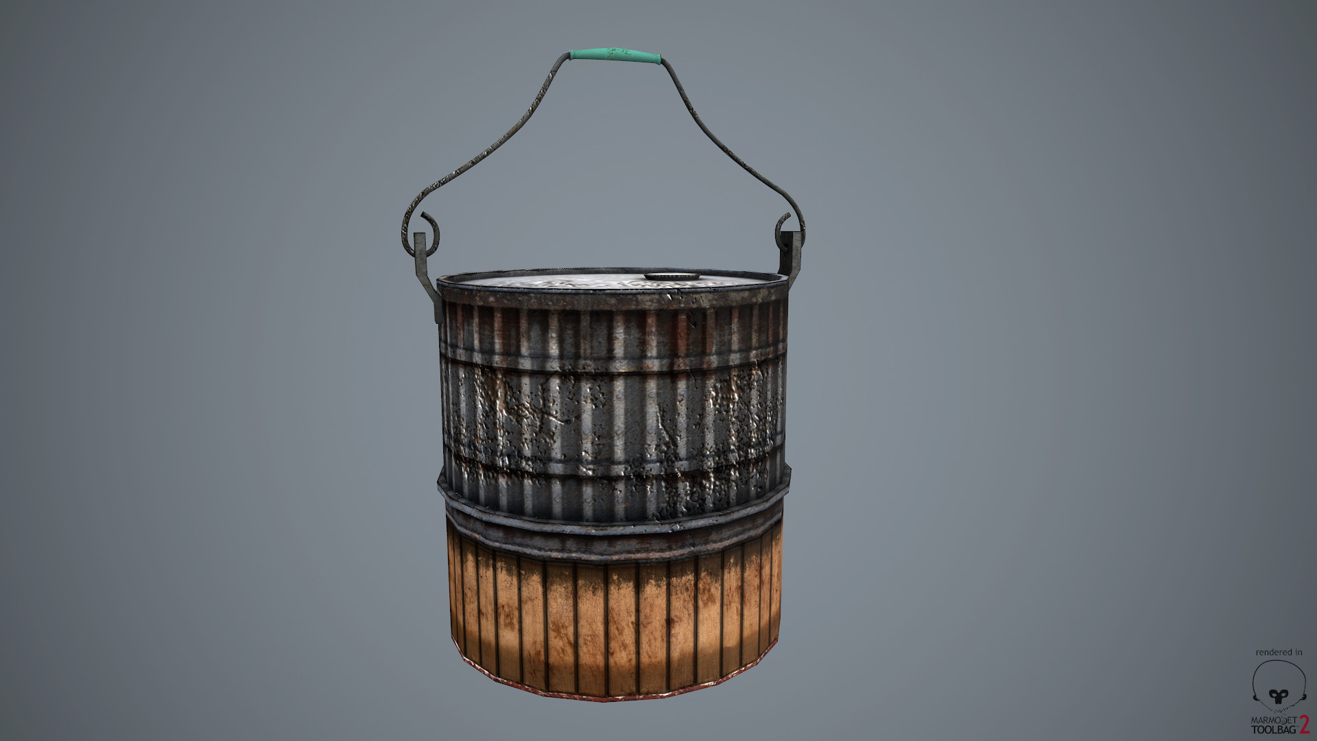 ArtStation - My 3D props model Bucket