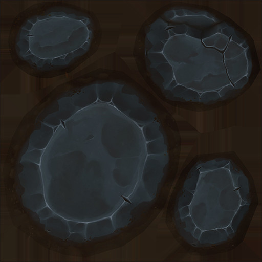 ArtStation - Stylized Rock Set - Dungeon Denfenders 2