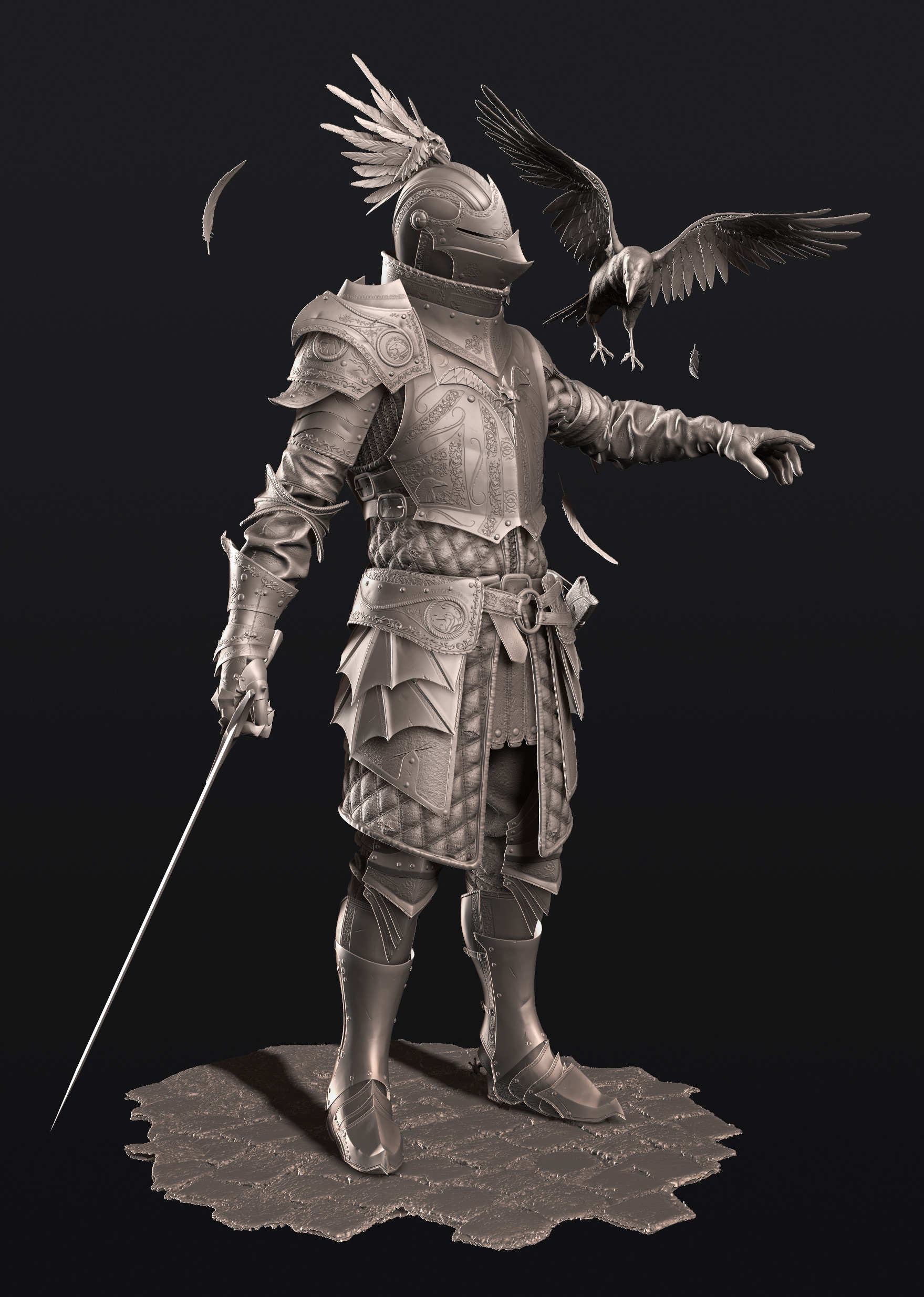 ArtStation - The Raven Knight