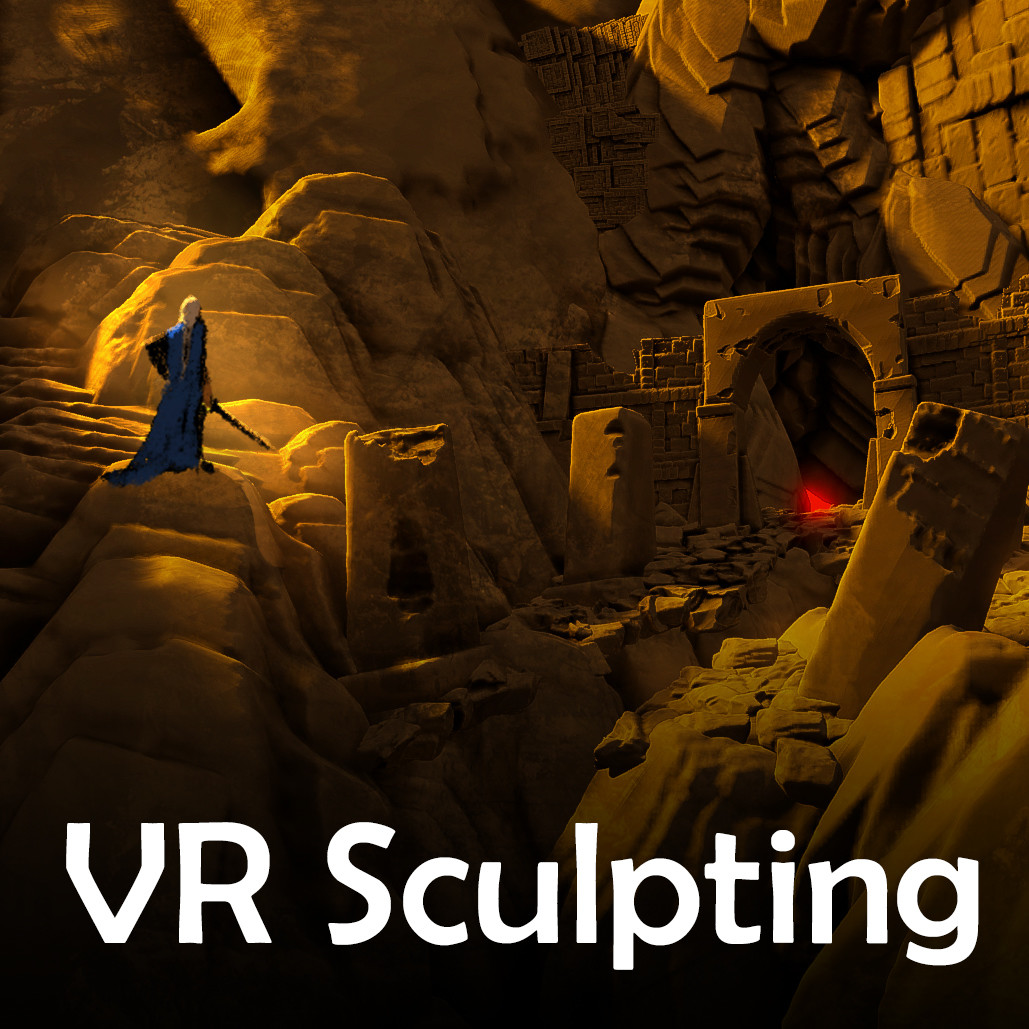 ArtStation - VR Sculpting using Oculus Rift