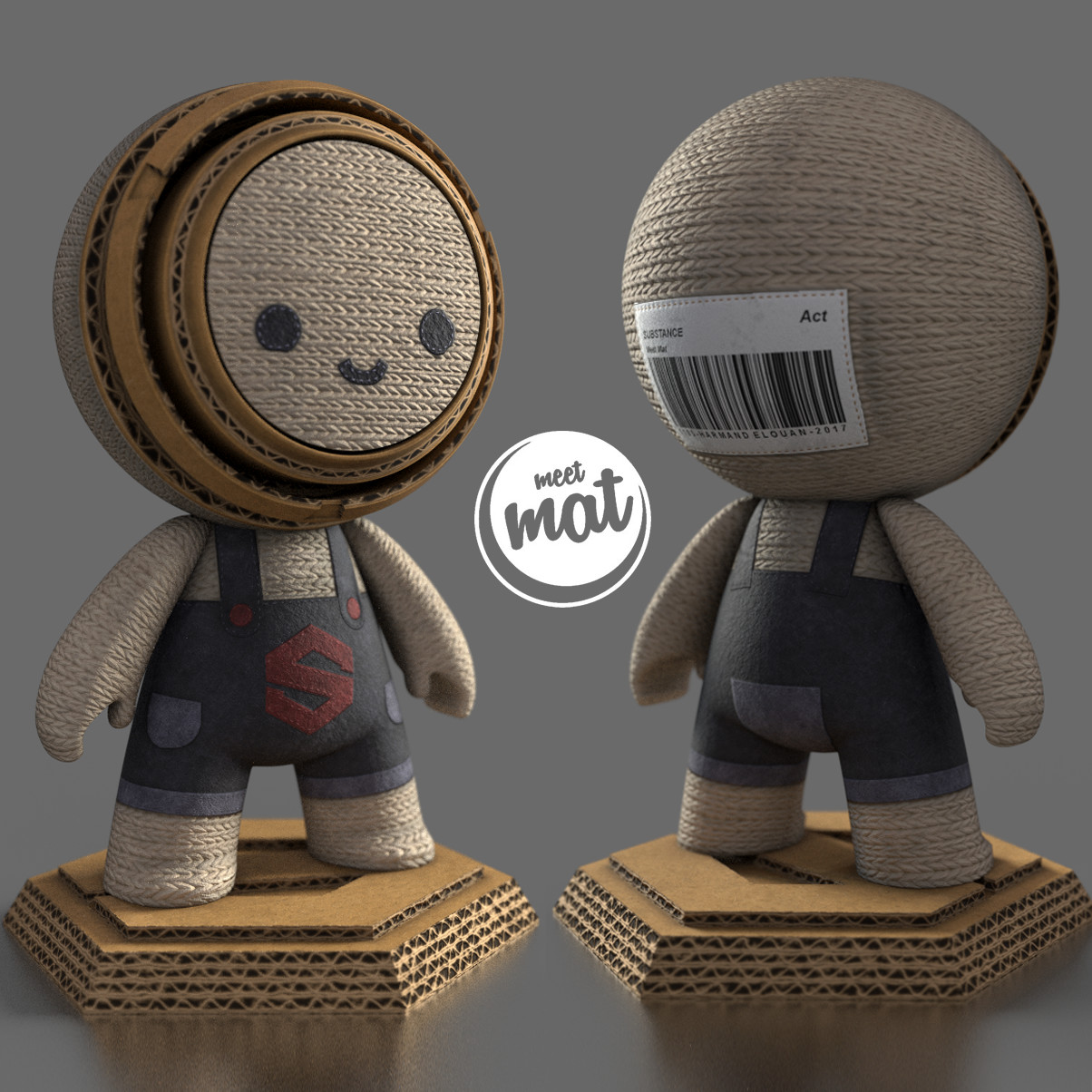 ArtStation - Wooly Mat - Meet Mat contest 2017 by Allegorithmic