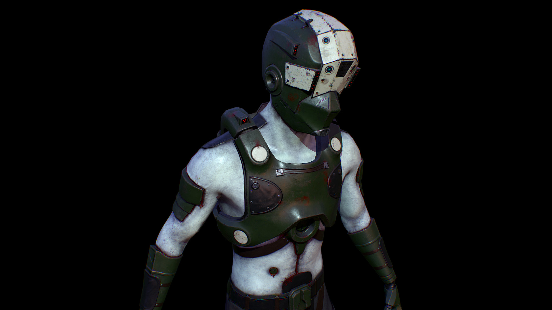 ArtStation - Evil soldier low-poly.