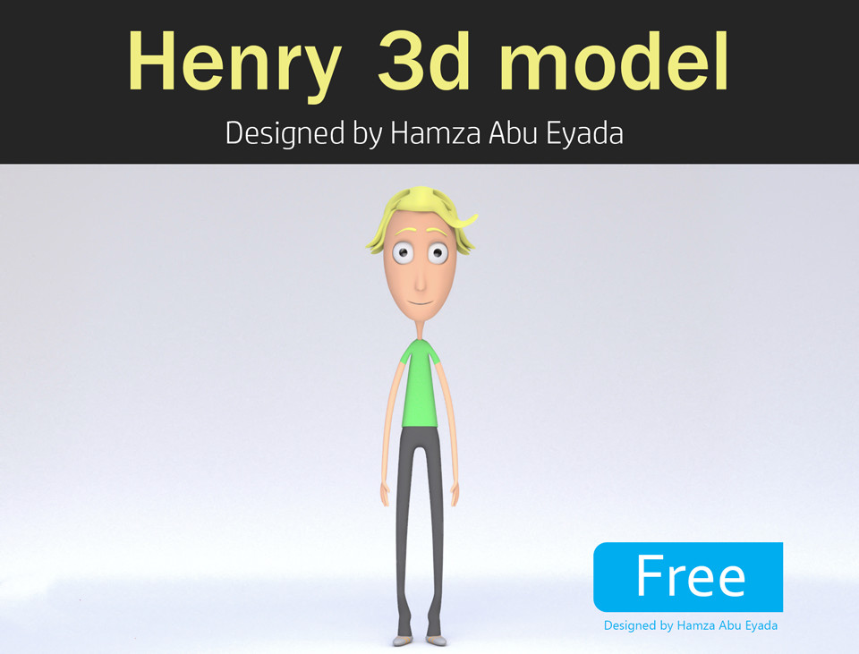 ArtStation - Henry 3d model