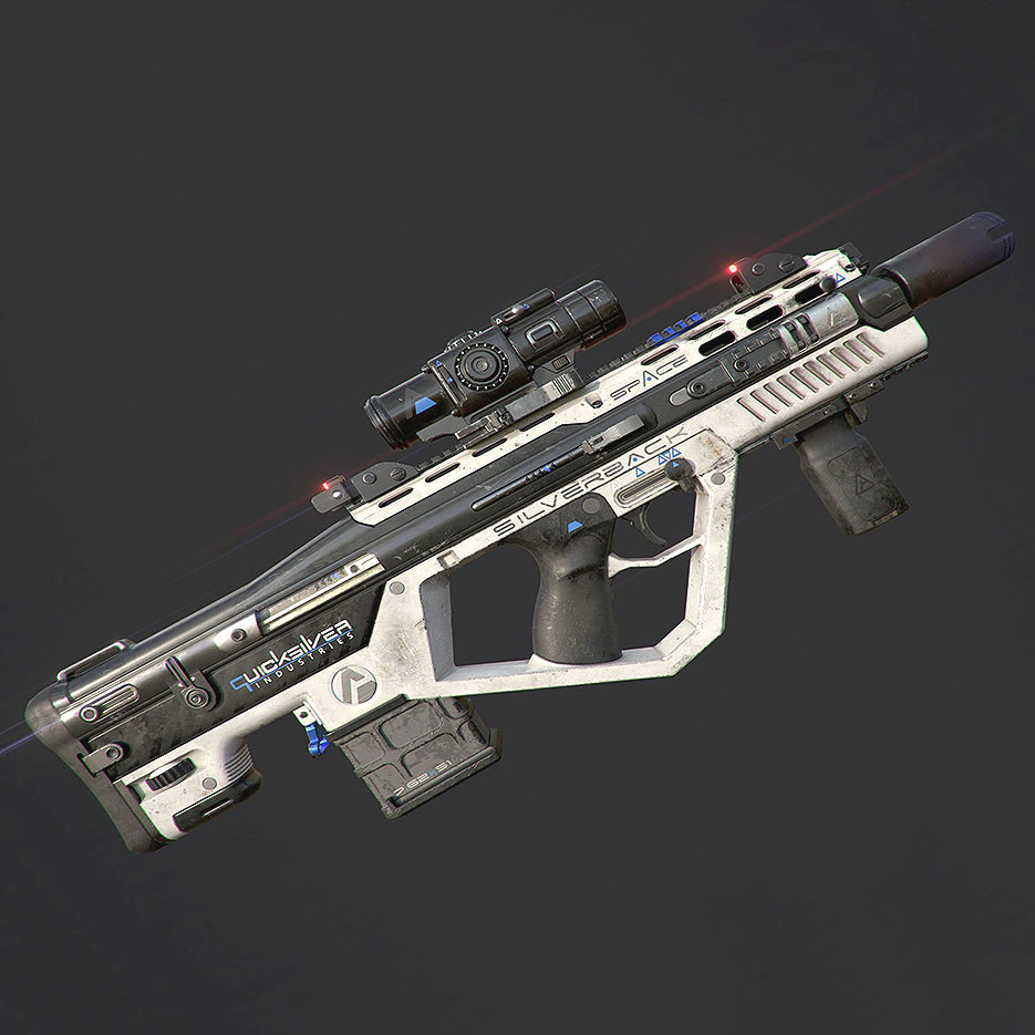 ArtStation - Battle Rifle - Silverback