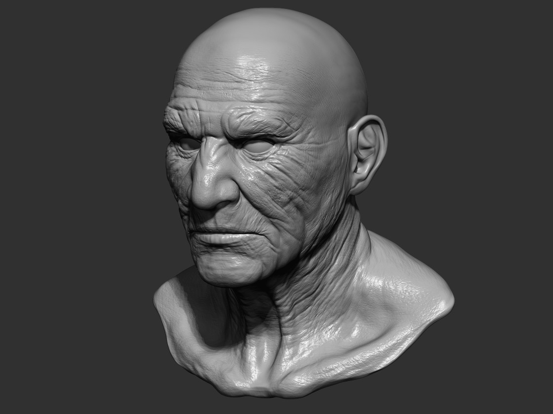ArtStation - Old Man Head Sculpt V 2.0