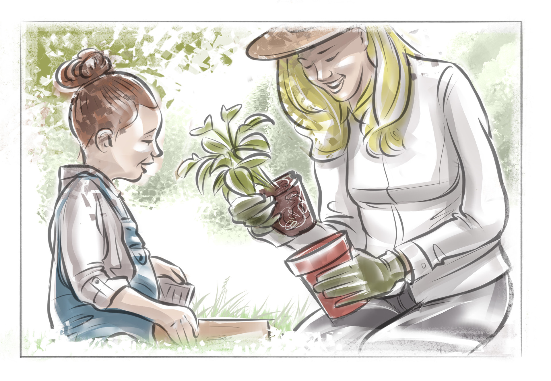 ArtStation - Garden Storyboard