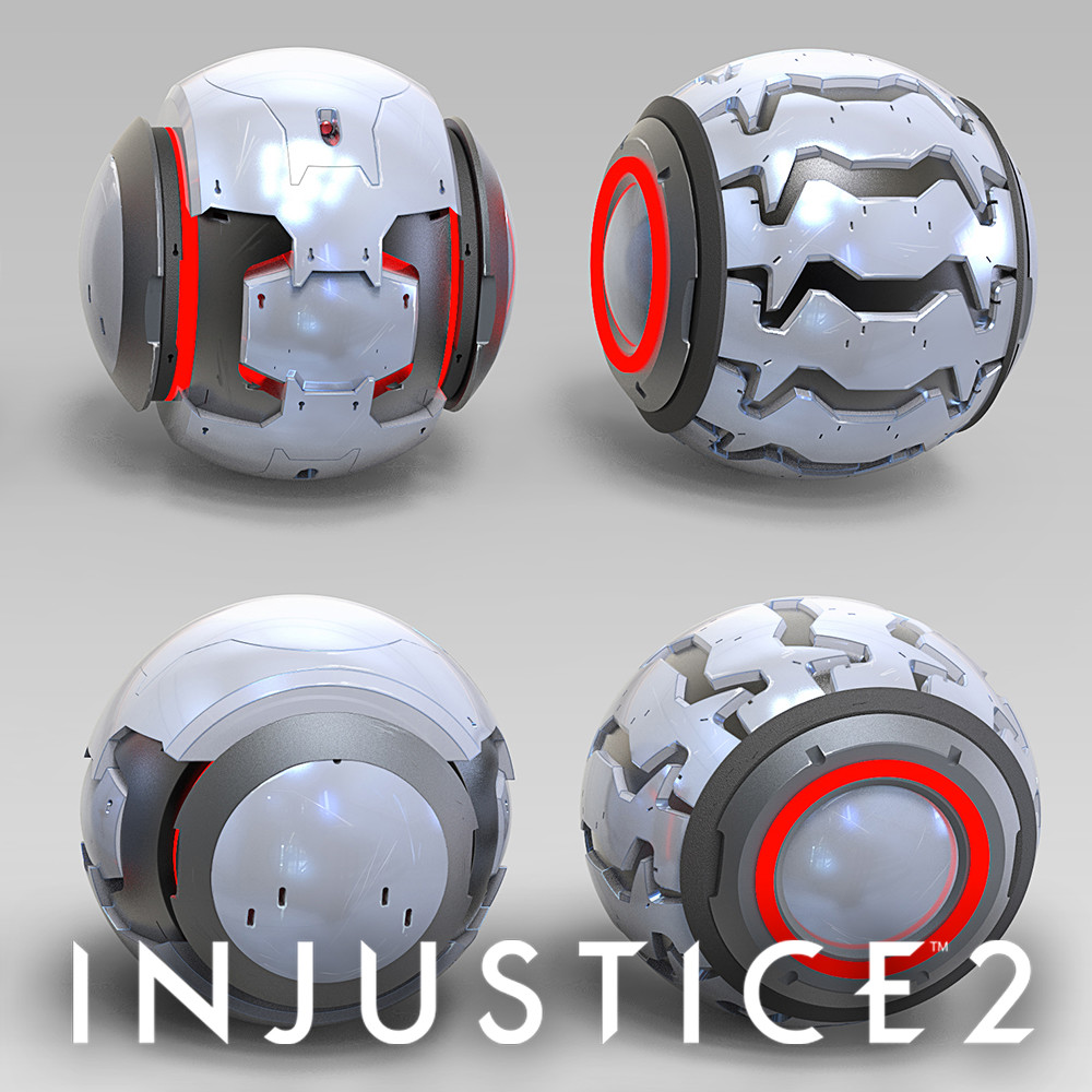 ArtStation - Injustice 2 // Cyborg Bombs