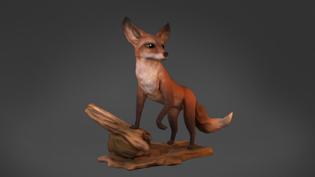 ArtStation - Wood Fox