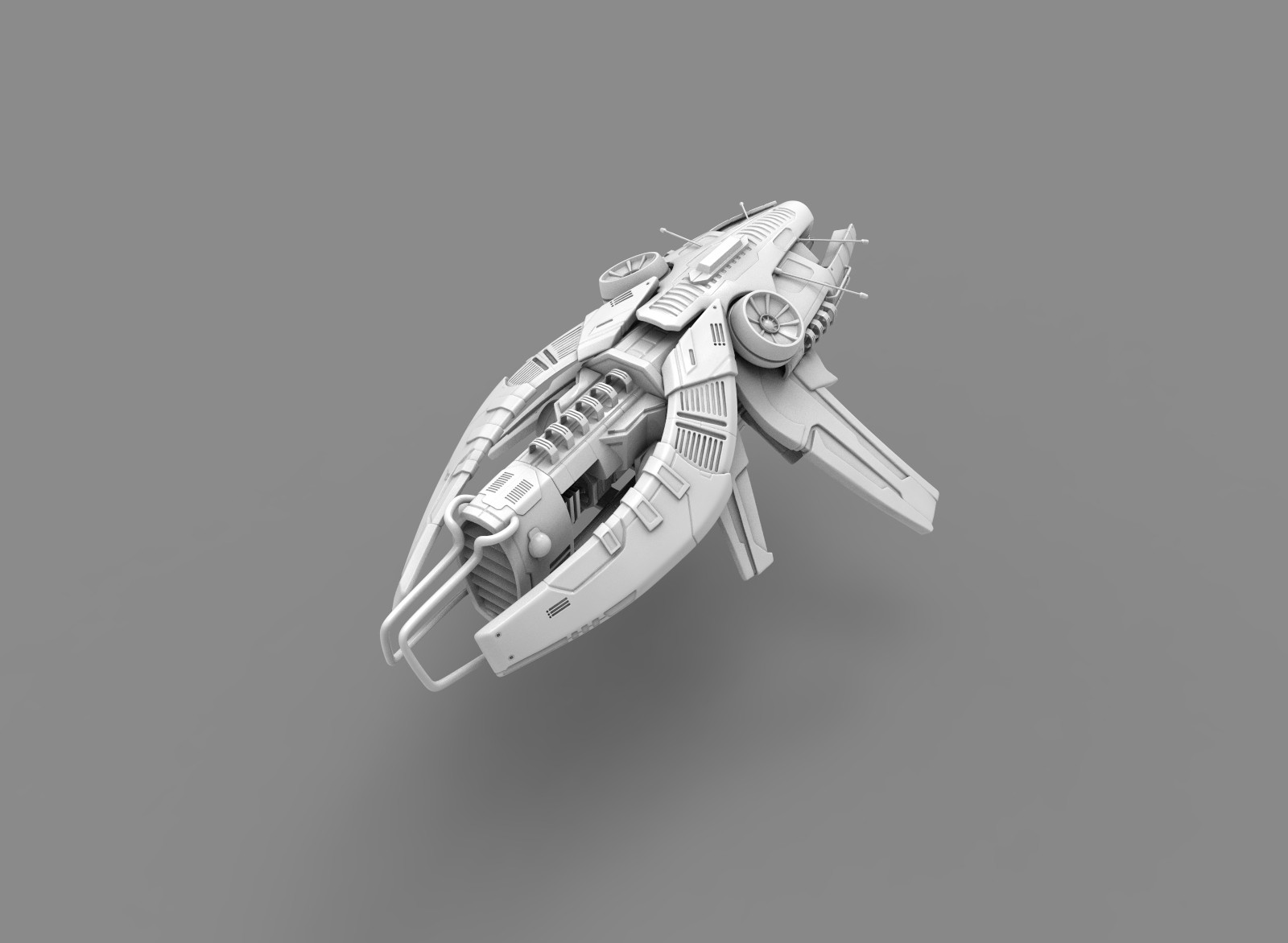 ArtStation - Racer V2 Brute Spaceship