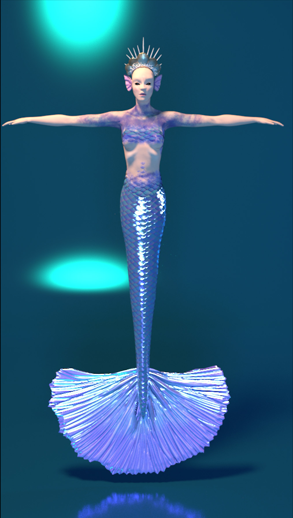 ArtStation - Mermaid Female Torso Study