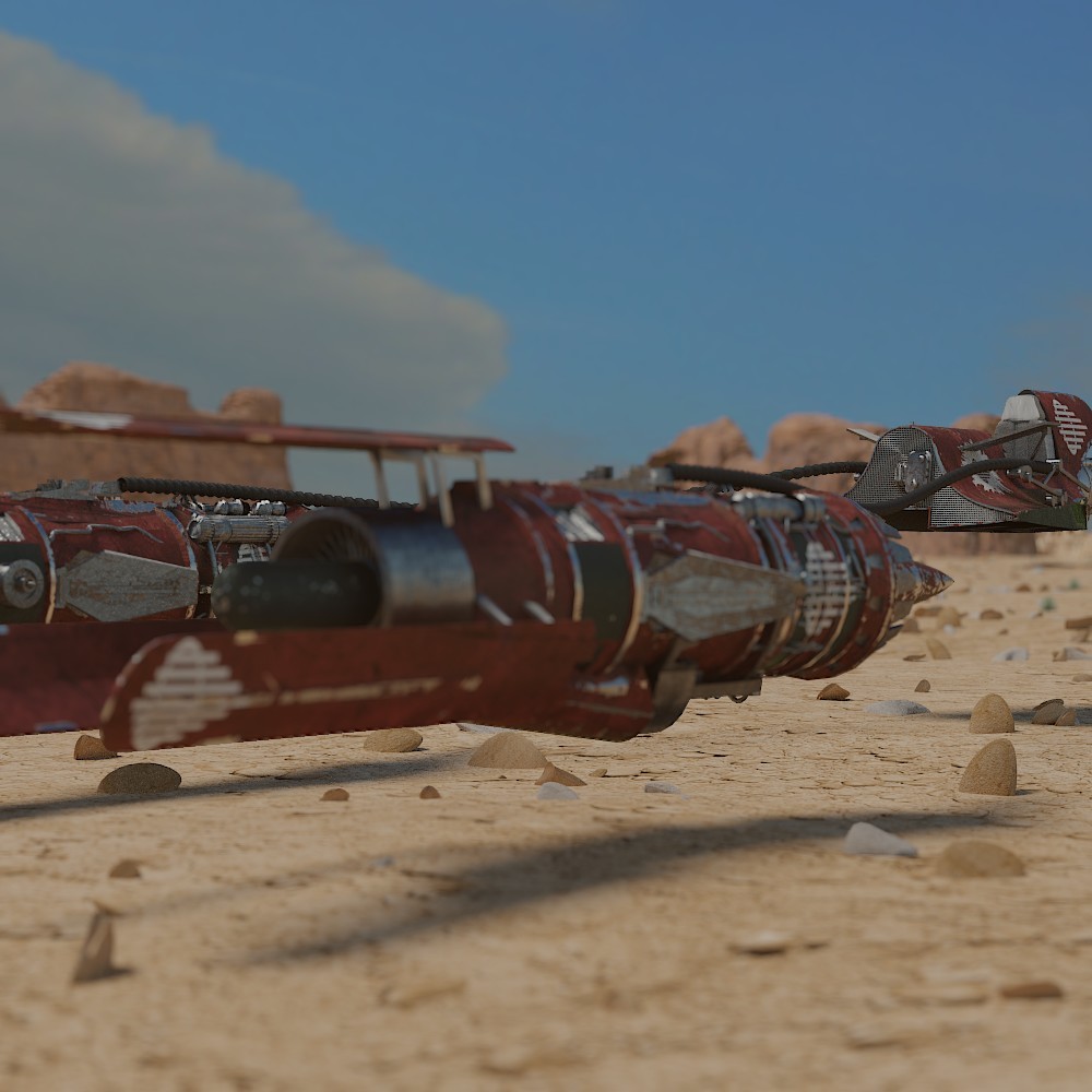 ArtStation - Star Wars - Pod racer #3