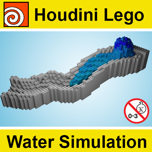 ArtStation - Lego Water Simulation
