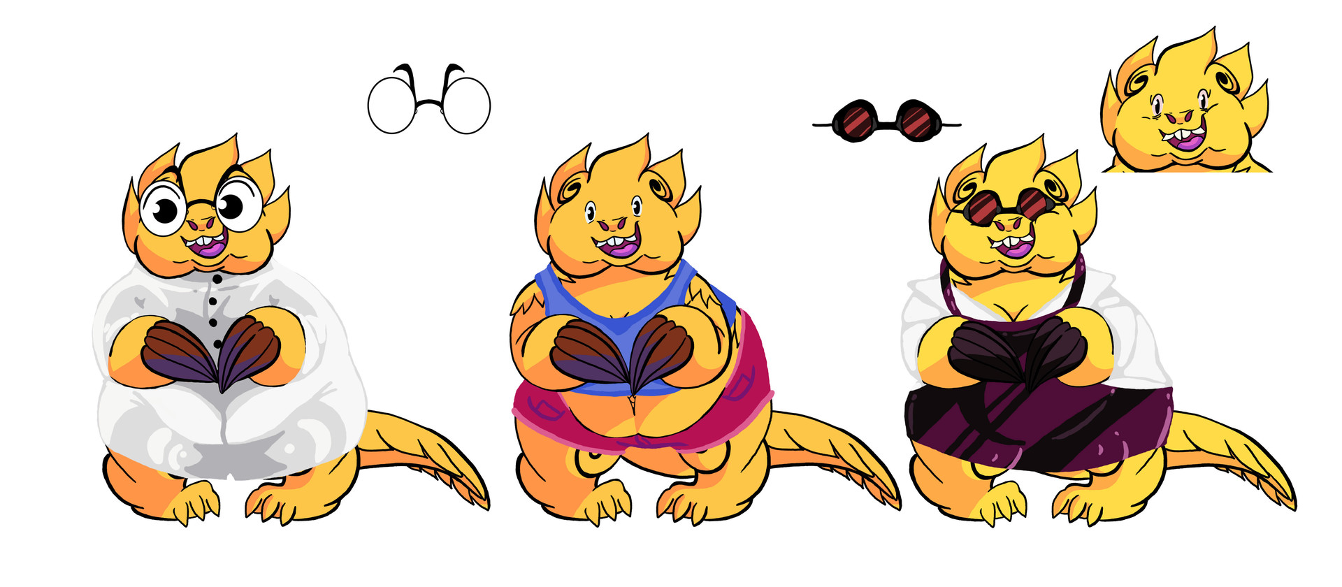 ArtStation - UnderTale - Alphys