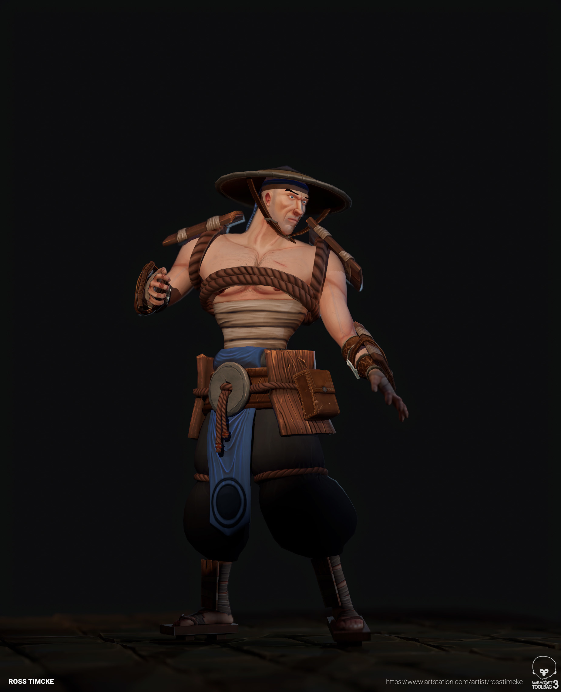 ArtStation - Warrior Monk