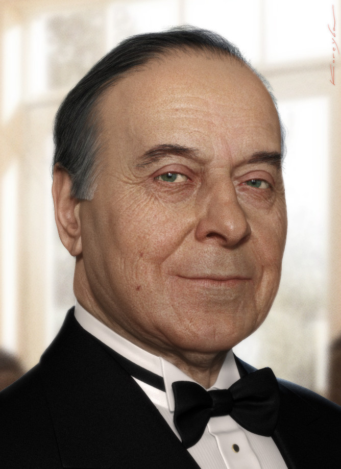 ArtStation - 3D portrait of Heydar Aliyev President of Azerbaijan (1993 ...