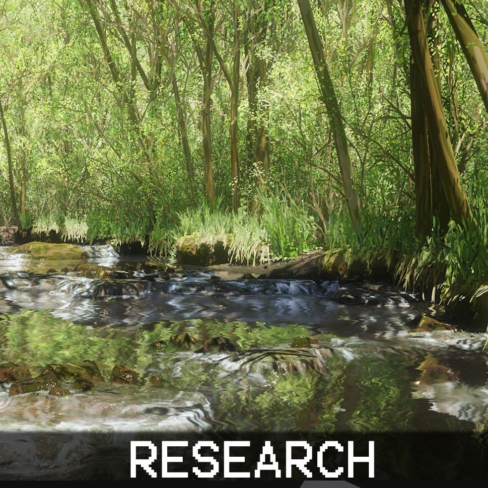 ArtStation - Research - Forest River