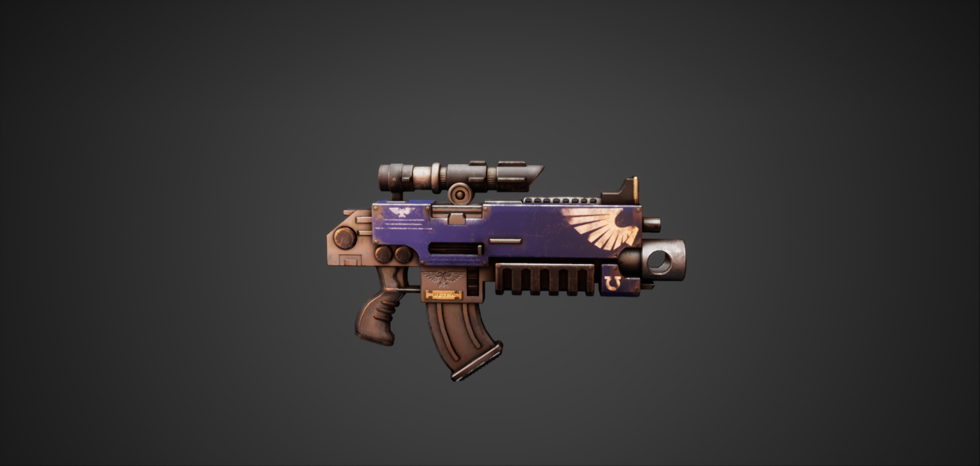 ArtStation - Cawl pattern Bolt Rifle