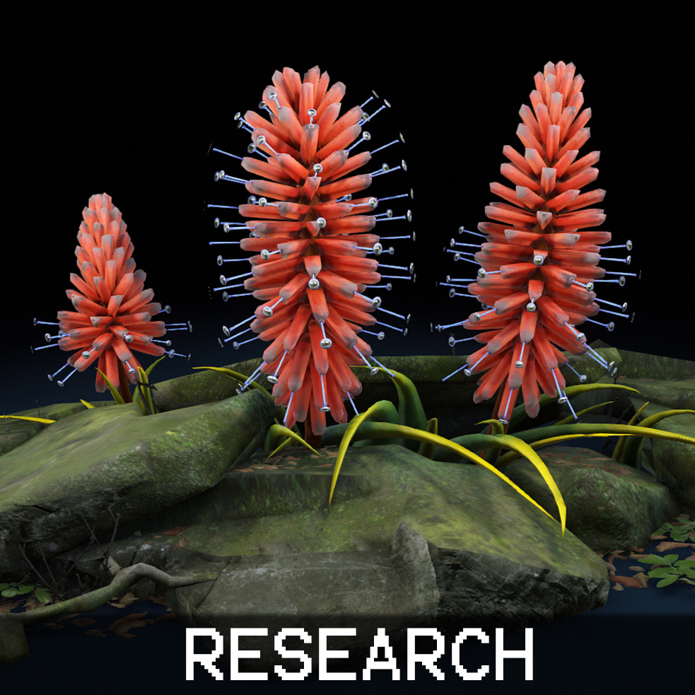ArtStation - Research - Alien Plants