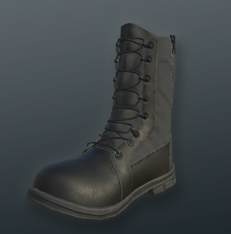 ArtStation - Police 10-13: Military boot asset