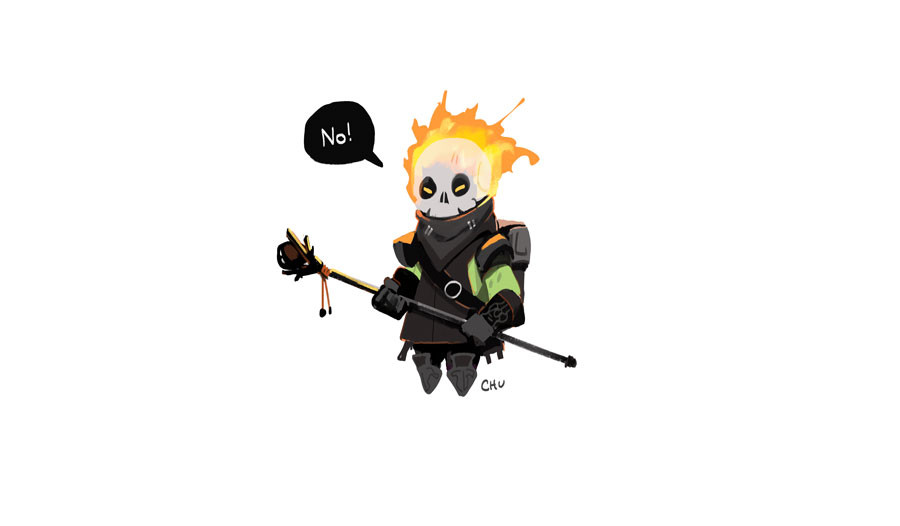 ArtStation - Skull mage and others