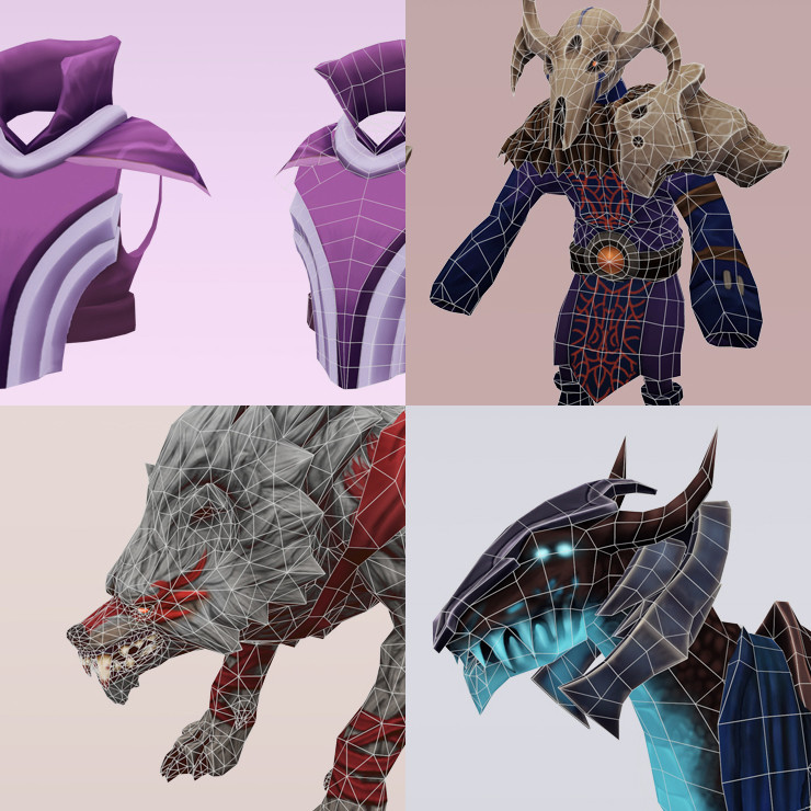 ArtStation - Various Handpainted Dota 2 items - 01