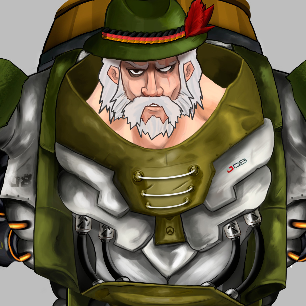 ArtStation - Oktoberhardt - Reinhardt Skin Concept