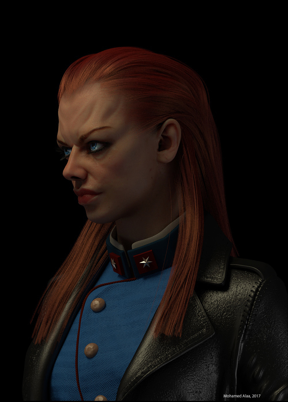 ArtStation - Redhead Captain