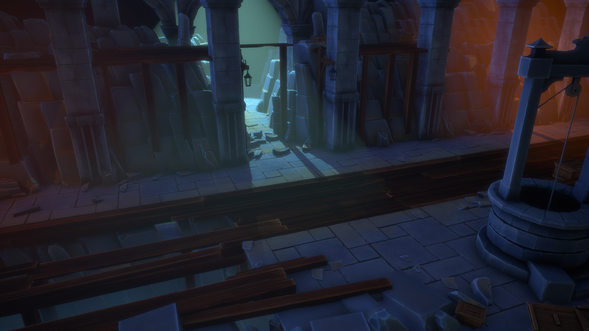 ArtStation - stylized dungeon game environement