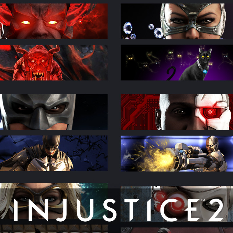 ArtStation - Injustice 2 Player Module Art