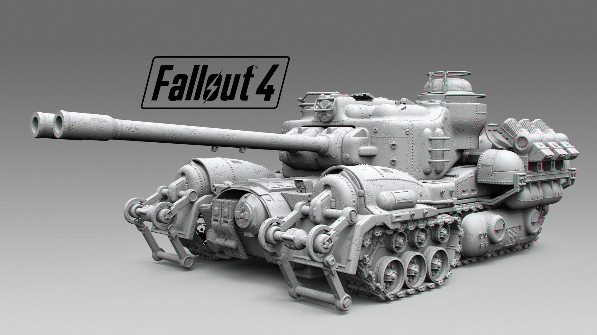 ArtStation - Fallout 4 Tank