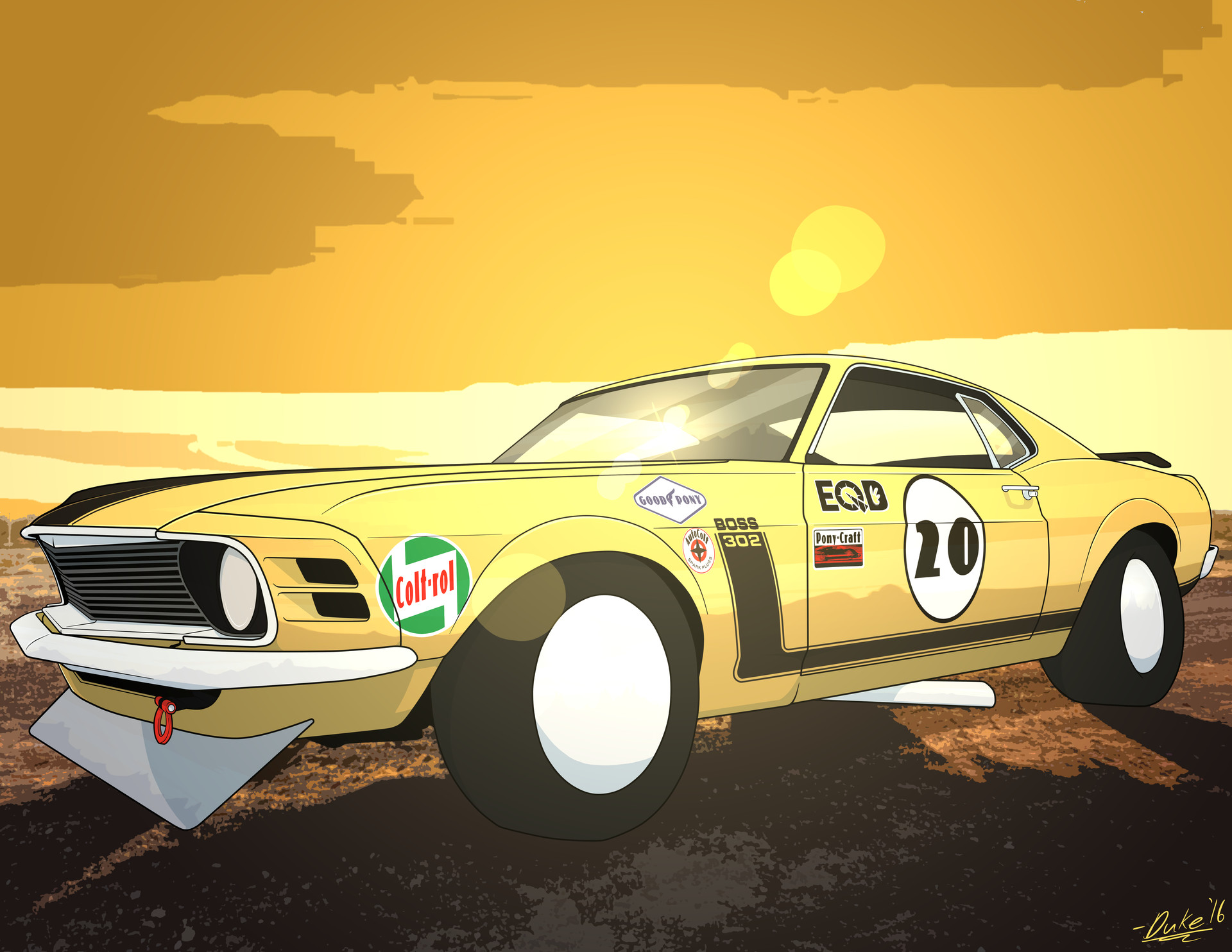 ArtStation - Muscle Cars