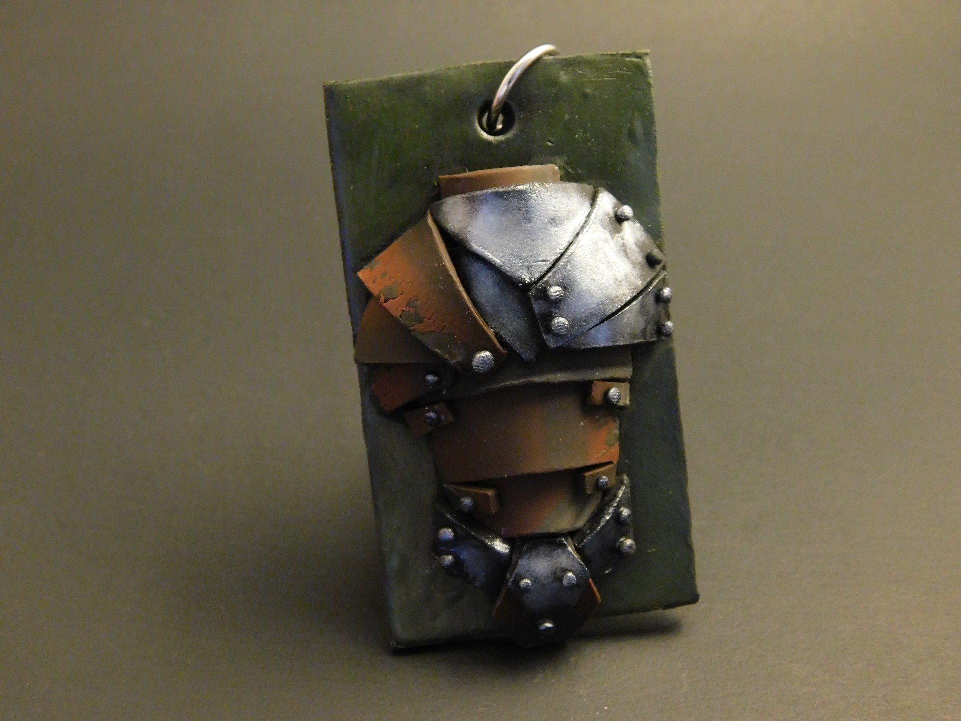 ArtStation - Leather Armor: Polymer Clay Armory Pendant