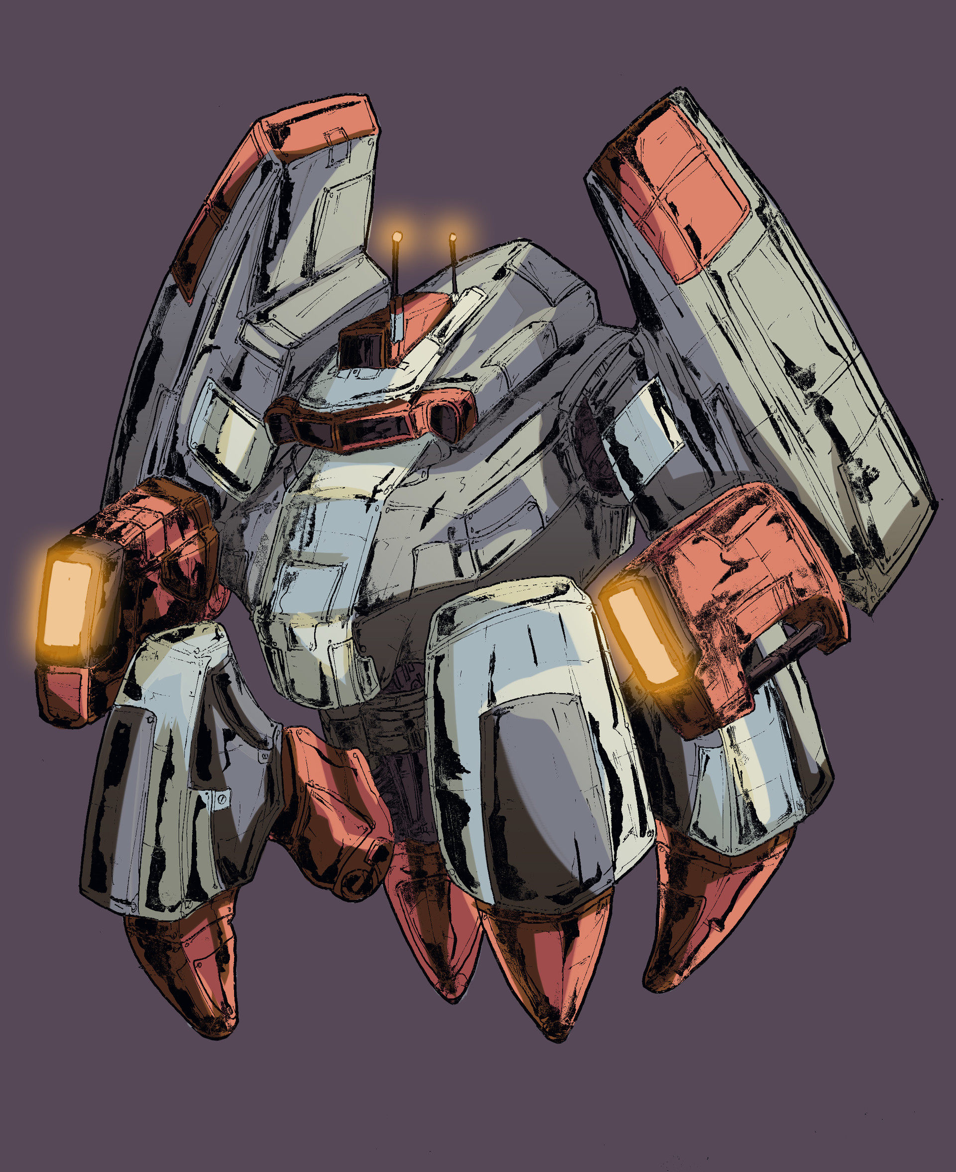 ArtStation - Mech Warrior 3