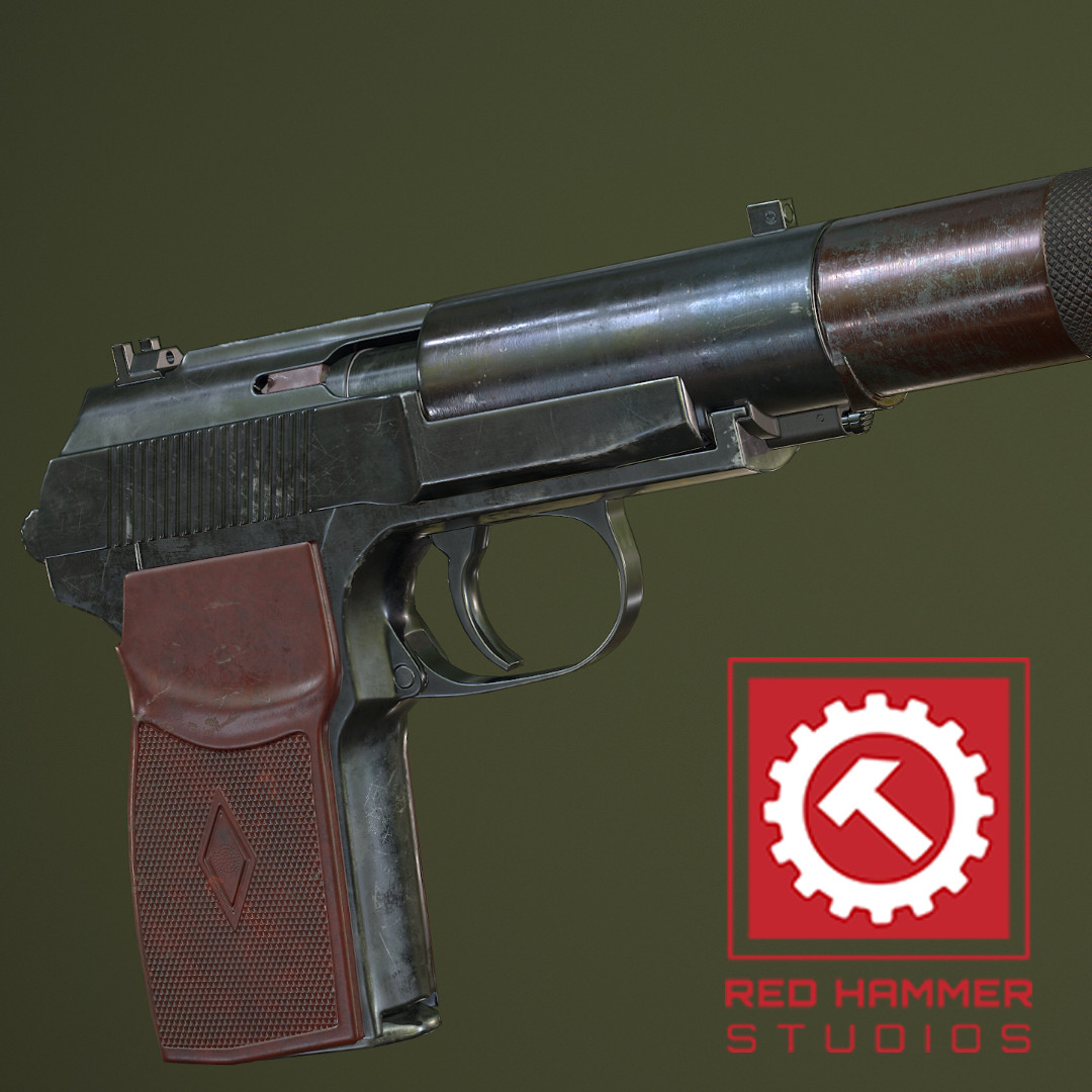 ArtStation - PB 6P9 Pistol