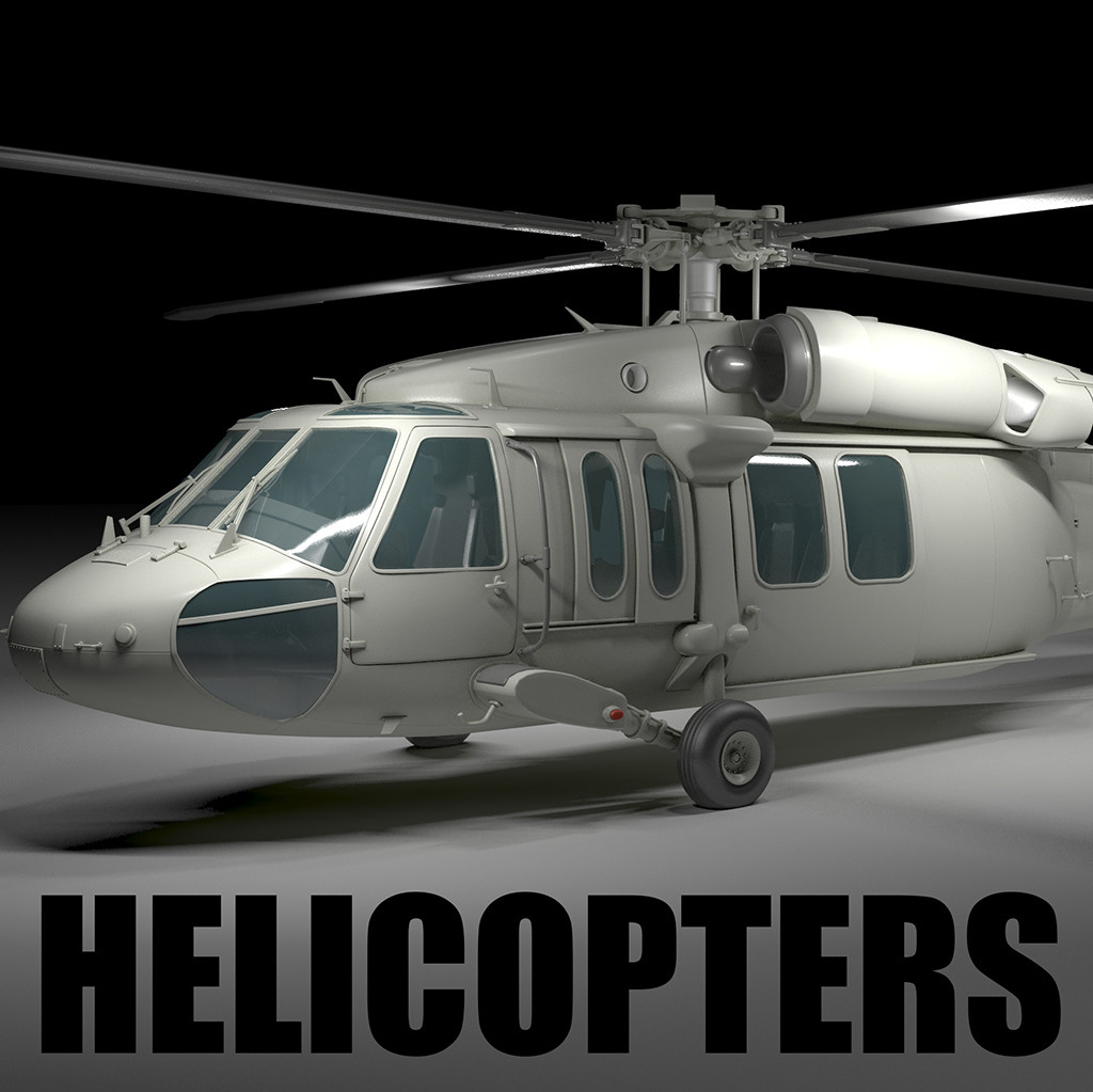 ArtStation - Helicopters, Evgen Davydiuk