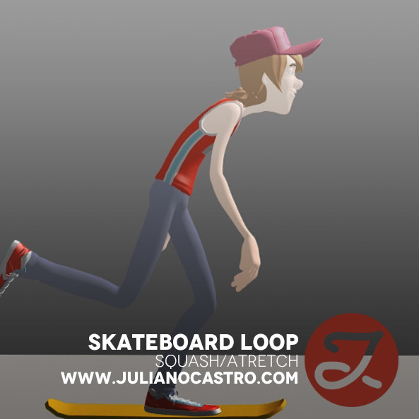 ArtStation - Skateboard Loop
