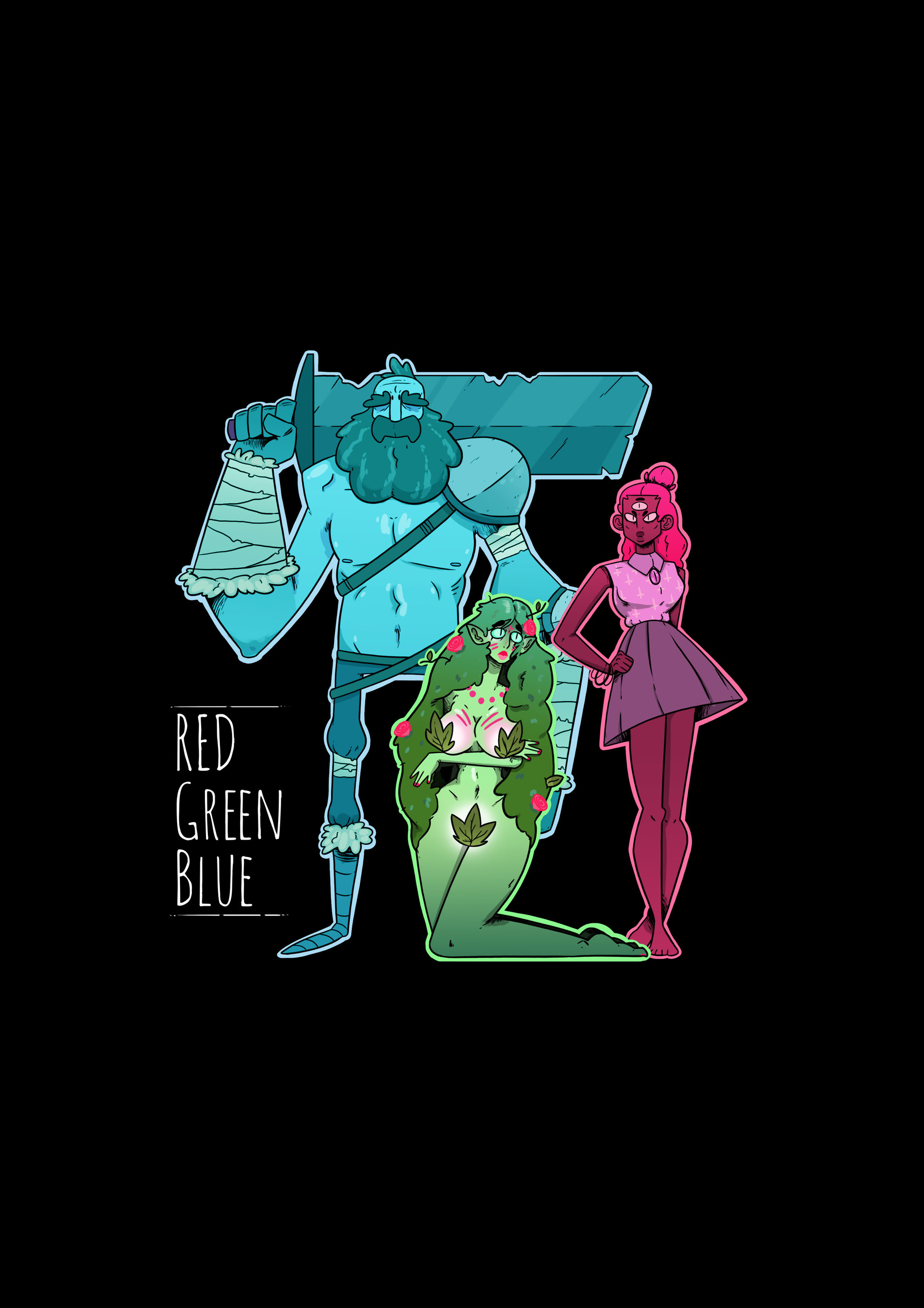 ArtStation - Blue, Green and Red