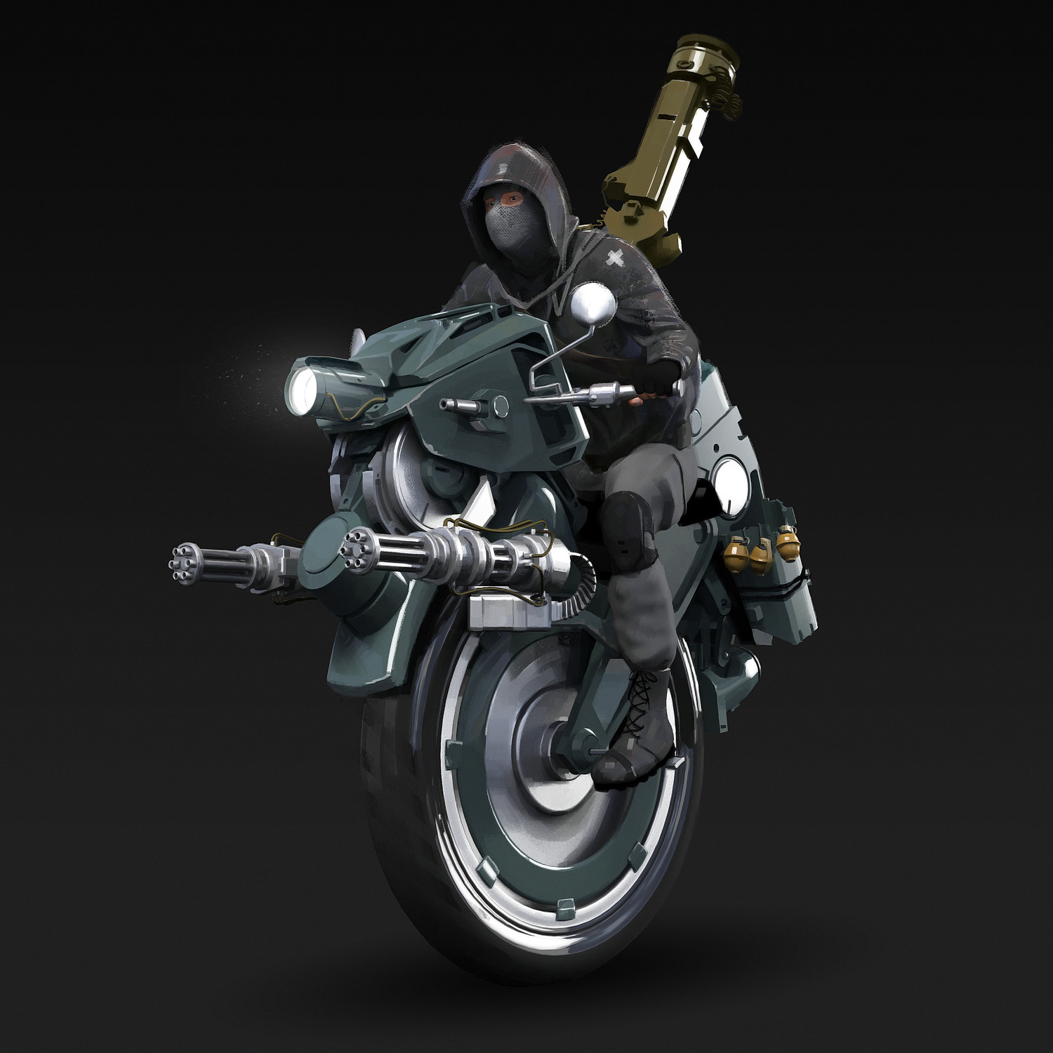 ArtStation - Monobike concept